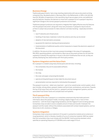 E-Passport: Deploying Hardware Security Modules to Ensure Data ...