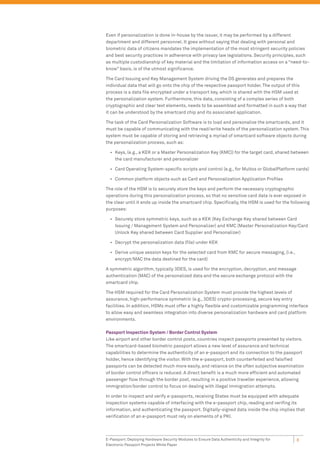 E-Passport: Deploying Hardware Security Modules to Ensure Data ...