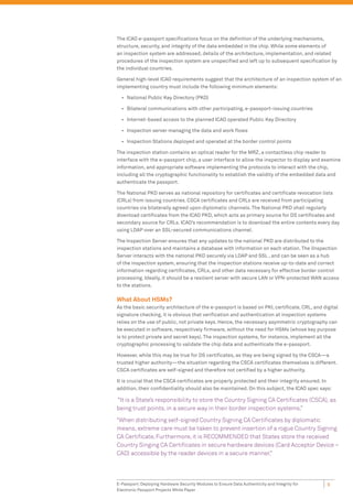 E-Passport: Deploying Hardware Security Modules to Ensure Data ...