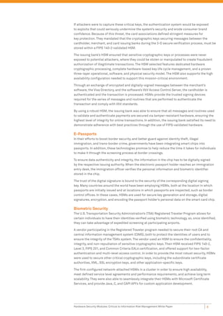 Hardware Security Modules: Critical to Information Risk Management | PDF