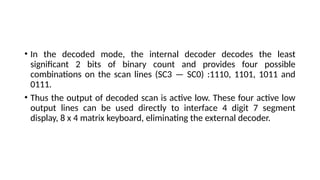 MICROCONTROLLER 8279 KEYBOARD INTERFACE.pptx