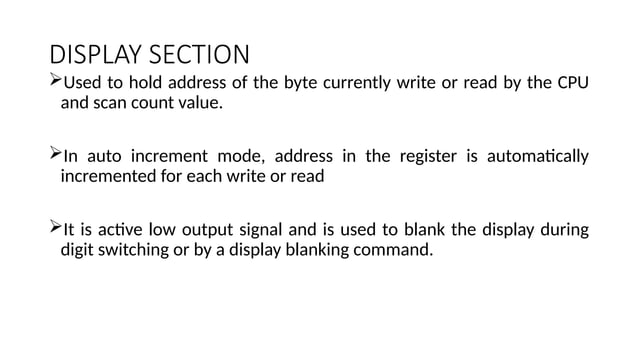 MICROCONTROLLER 8279 KEYBOARD INTERFACE.pptx | Computer Peripherals ...