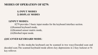 8279 Programable keyboard switches and . | PPTX