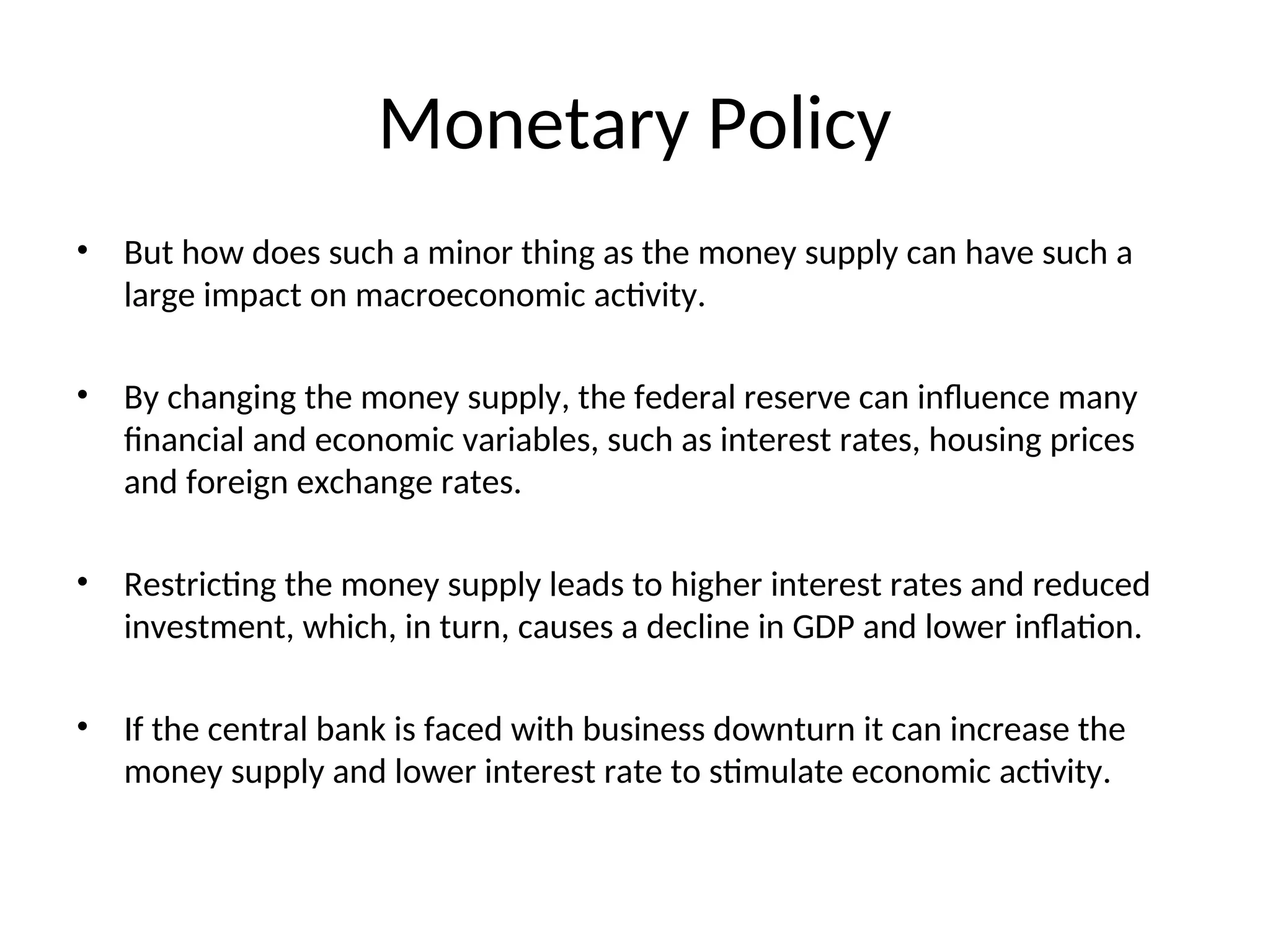 objectives and instruments of macroeconomics | PPT
