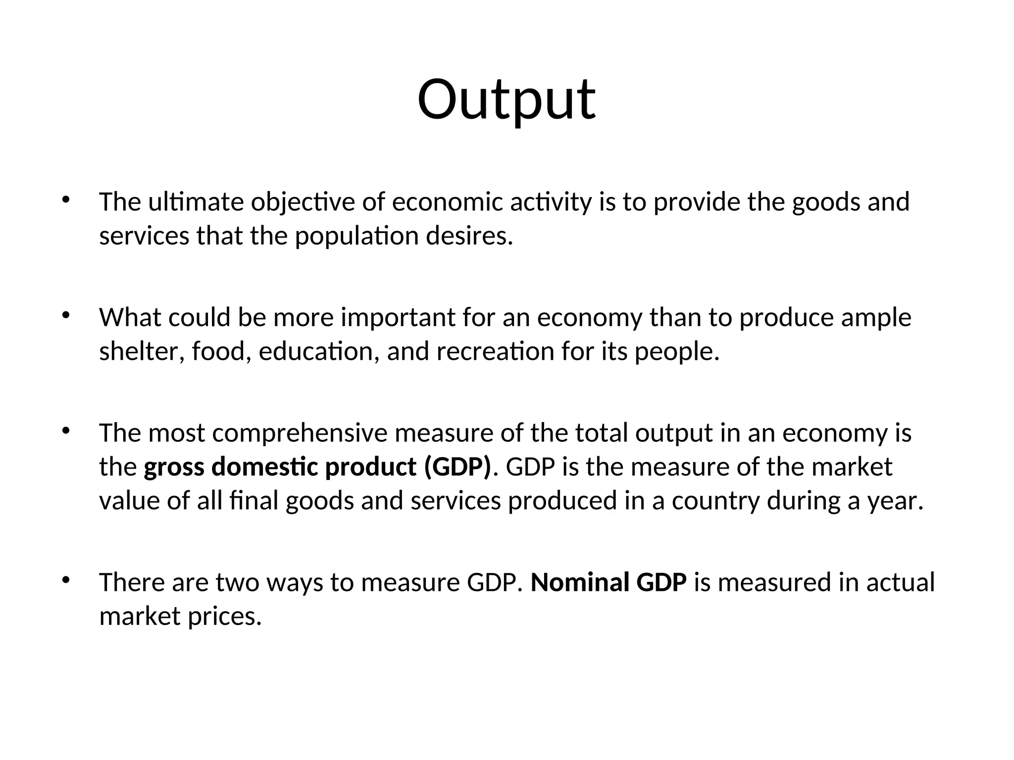objectives and instruments of macroeconomics | PPT