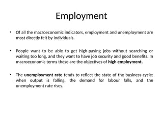 objectives and instruments of macroeconomics | PPT