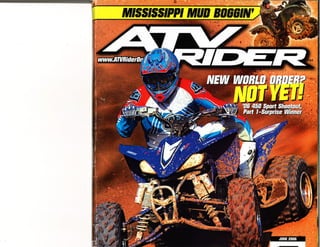 ATV Safety Class w/ ATV Rider Magazine | PPT