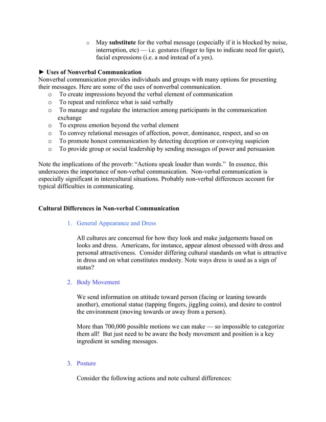 UNIT_3_-NON_VERBAL_COMMUNICATION | PDF