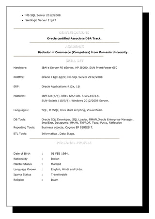 Jaber_DBA | DOC | Databases | Computer Software and Applications