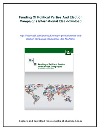 Funding Of Political Parties And Election Campaigns International Idea ...