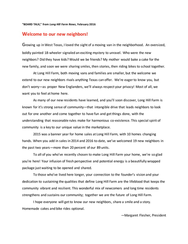 New Neighbors Docx