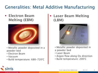 Selective Laser Melting versus Electron Beam Melting | PDF