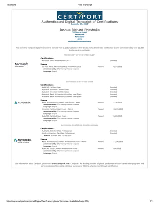 View Transcript | PDF | Computer Software and Applications | Computing