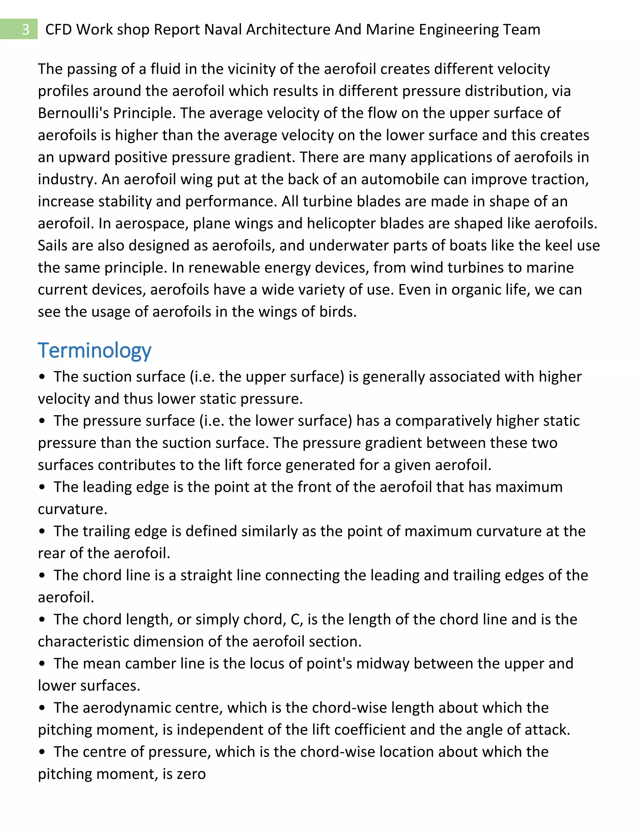 HydroFoil Simulation Using ANSYS Fluent | PDF