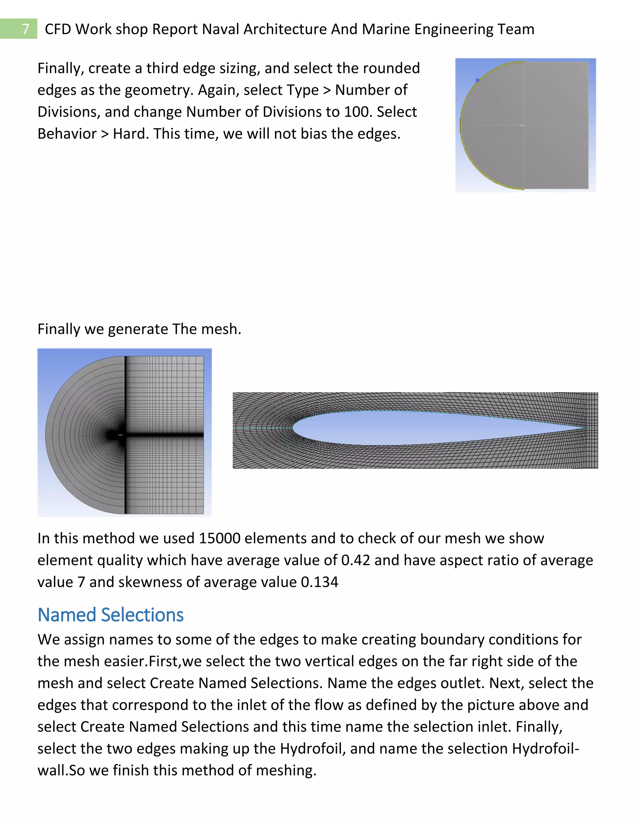 HydroFoil Simulation Using ANSYS Fluent | PDF