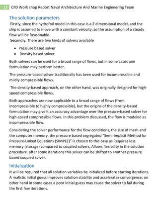 HydroFoil Simulation Using ANSYS Fluent | PDF