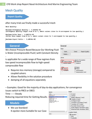 HydroFoil Simulation Using ANSYS Fluent | PDF