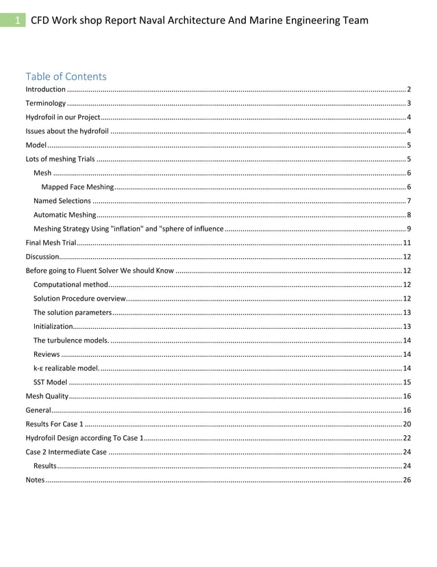 HydroFoil Simulation Using ANSYS Fluent | PDF | Graphics Software | Computer Software and ...
