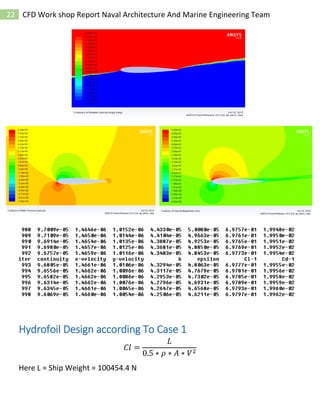 HydroFoil Simulation Using ANSYS Fluent | PDF