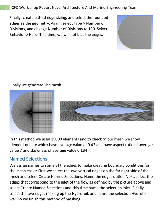 HydroFoil Simulation Using ANSYS Fluent | PDF | Graphics Software | Computer Software and ...