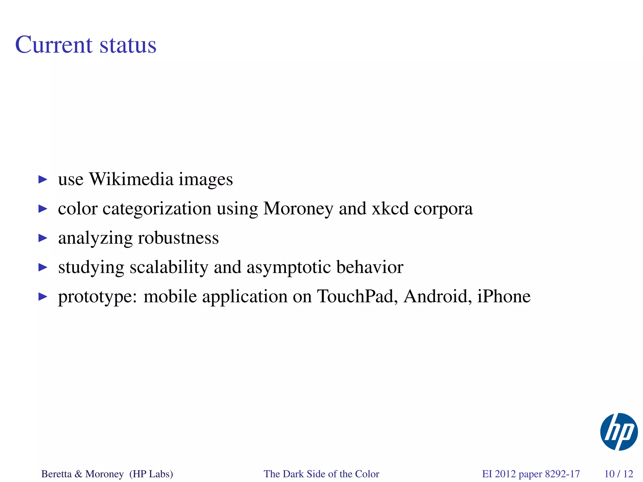 Harmonious colors: from alchemy to science | PPT