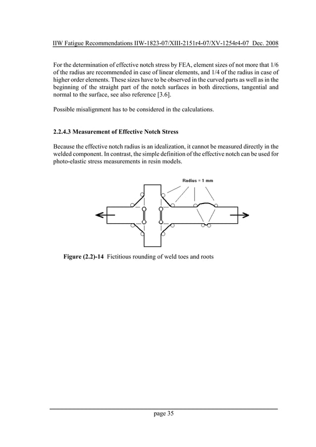 82937107 iiw-recommendations-for-fatigue-design-of-welded-joints-and-components-2008 | PDF