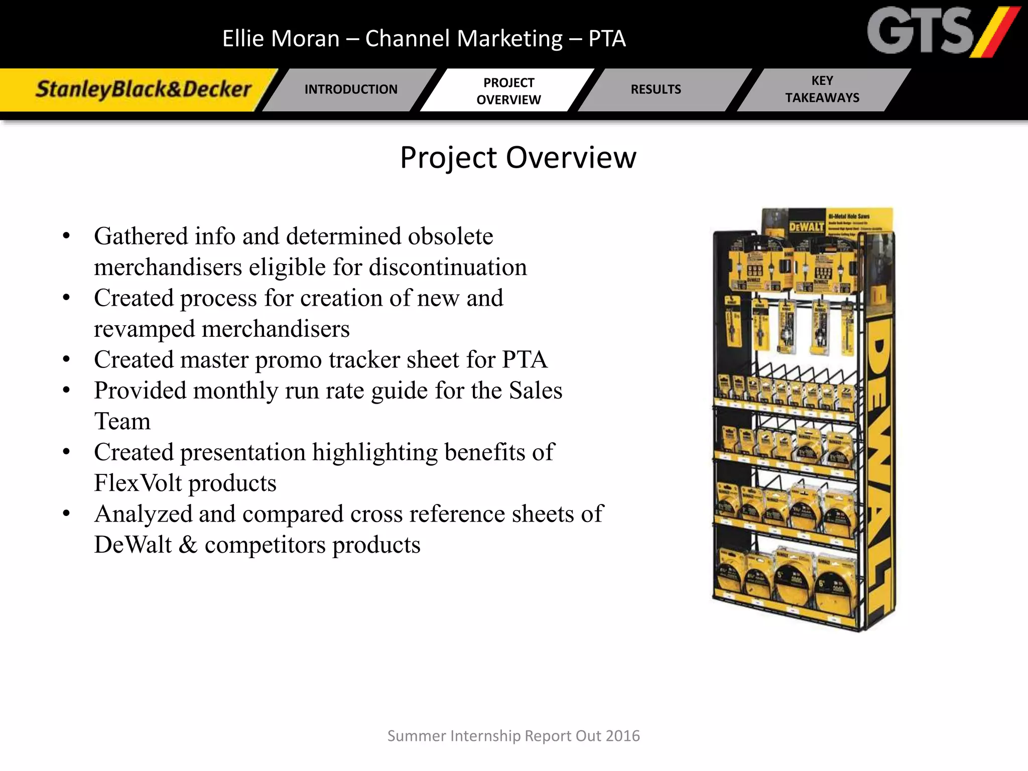 Internship Report Out Template_2016 | PPT
