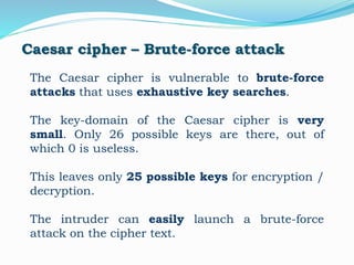 Introductory Lecture on Cryptography and Information Security | PPT