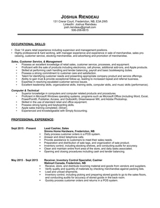 Josh Resume PDF | PDF