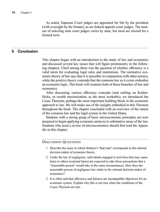 The Economic Approach To Law 1st Edition Thomas Miceli | PDF