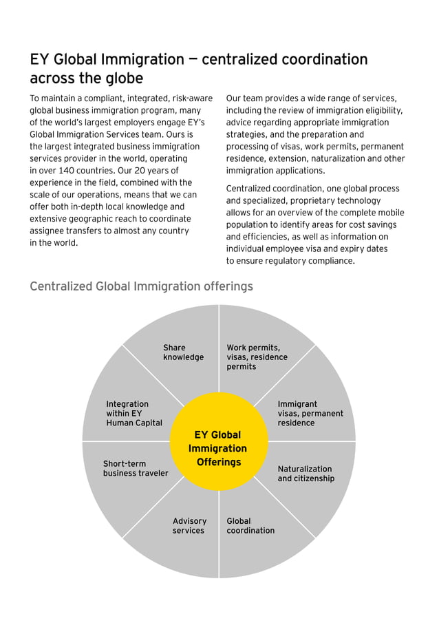 Mobility Services - Global Immigration | PDF | Legal Services Industry ...