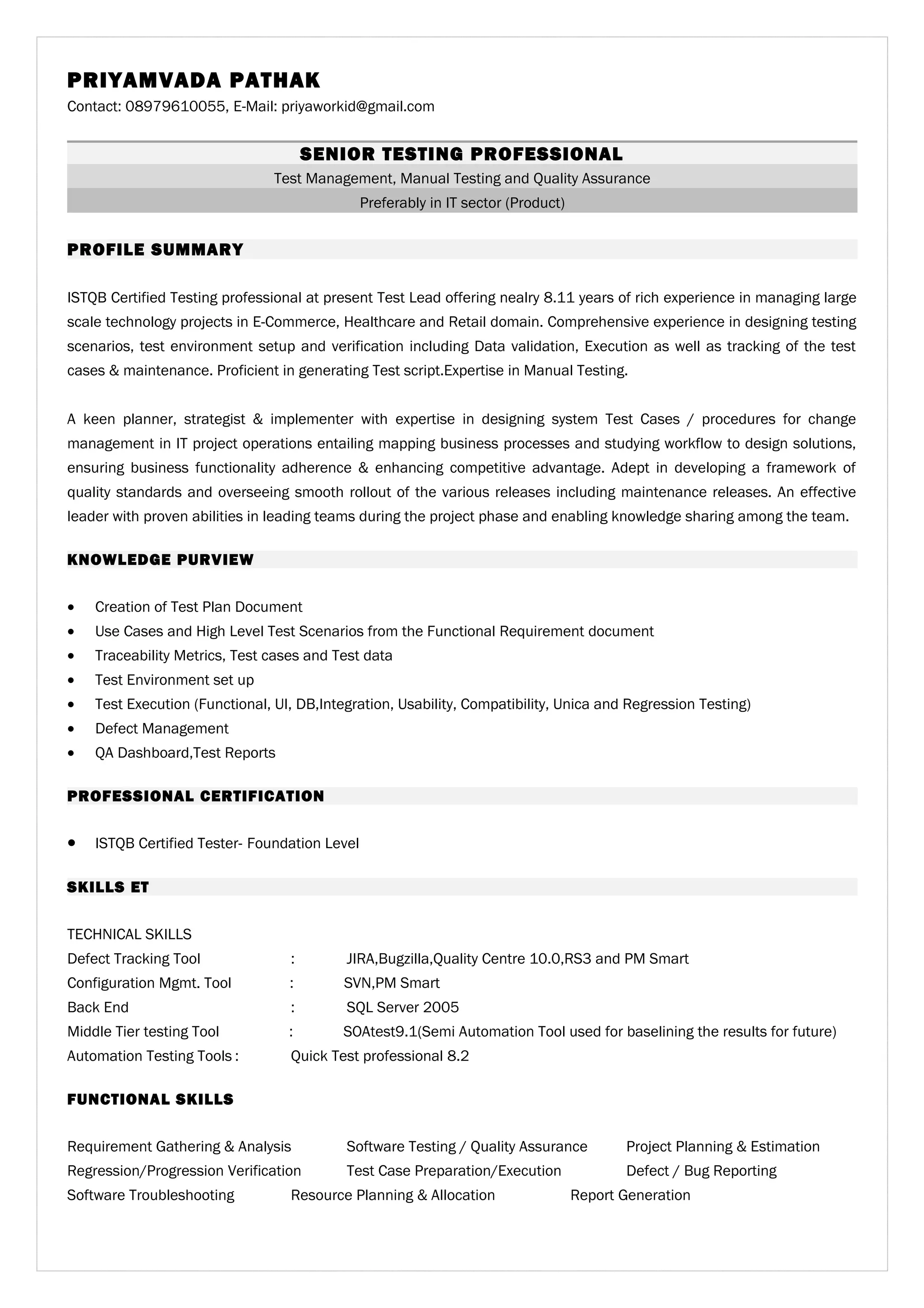Resume-Priya | PDF