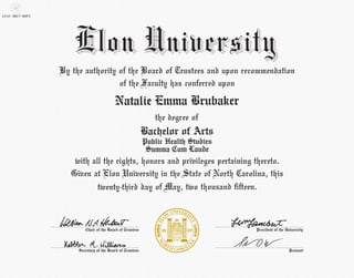 electronic diploma | PDF