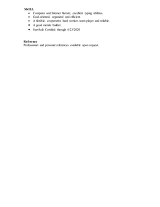 Lorena Roy Resume | PDF