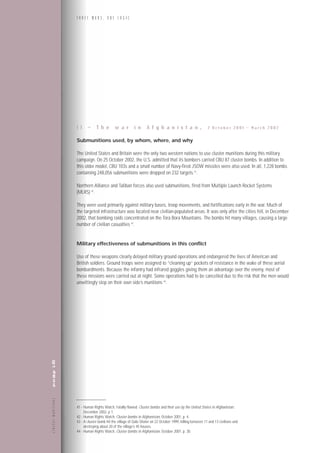 HI 82a -Cluster munition systems : situation and inventory (English) | PDF