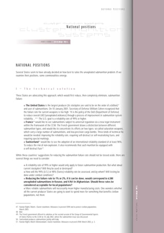 HI 82a -Cluster munition systems : situation and inventory (English) | PDF