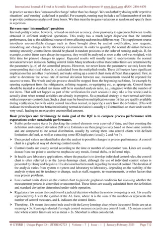 A Review Analytical Quality Control and Methodology in Internal Quality ...