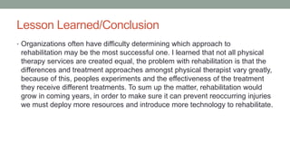 Preventing Reoccurring Injuries | PPT