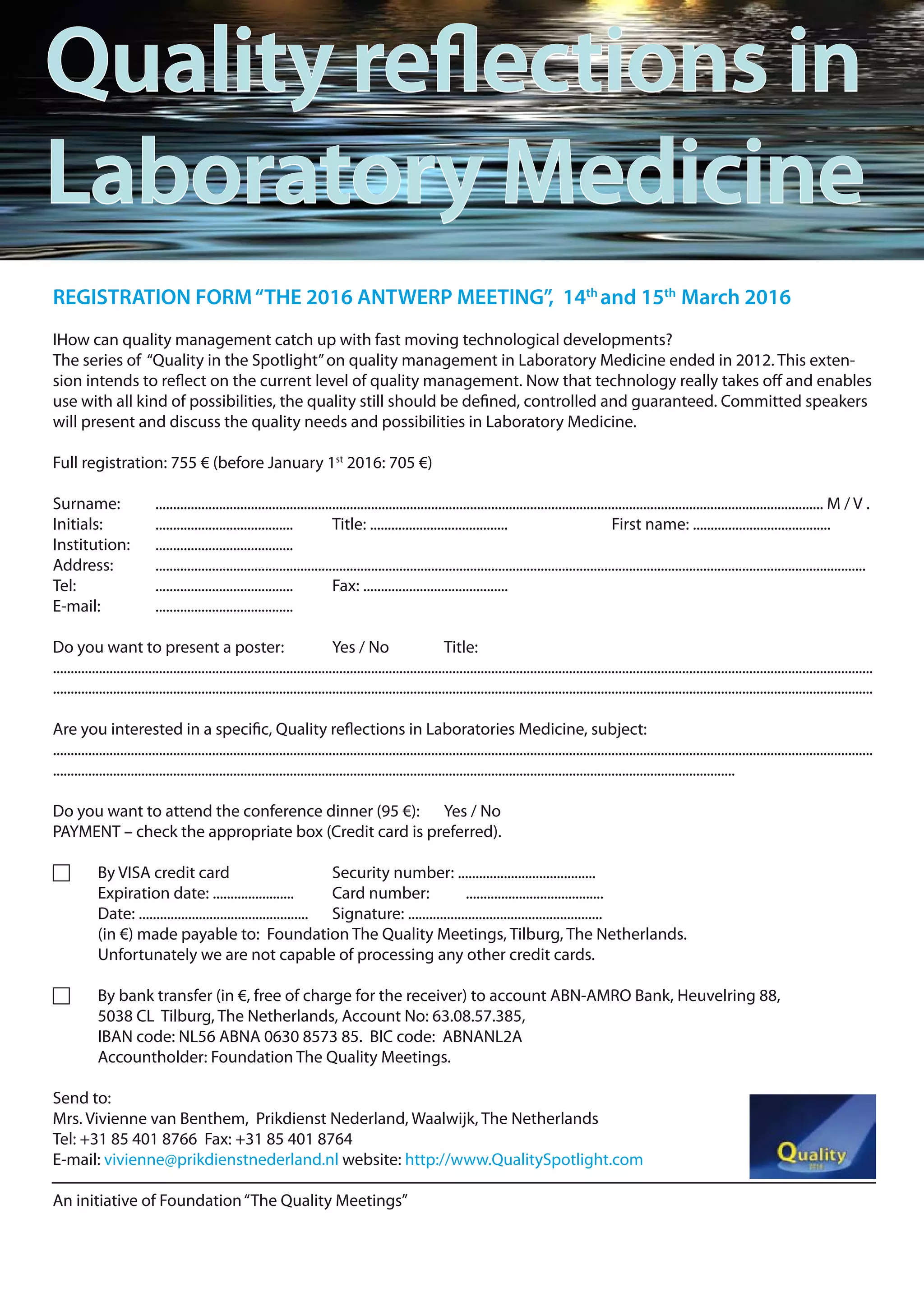 registratie form antwerpen 2016 | PDF