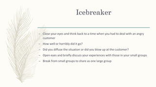 Com 315 How to Deal with Angry Customers | PPTX