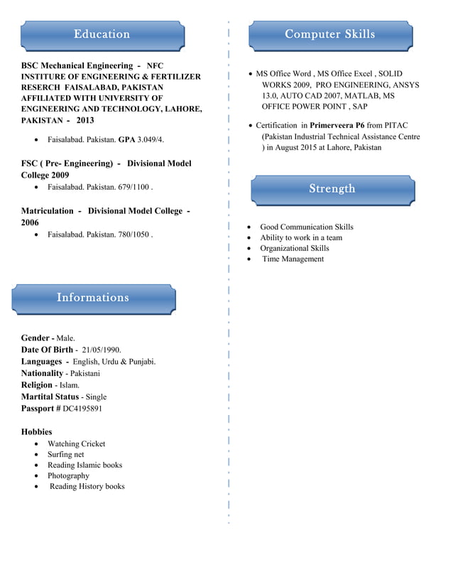 zeeshan CV 3 | PDF