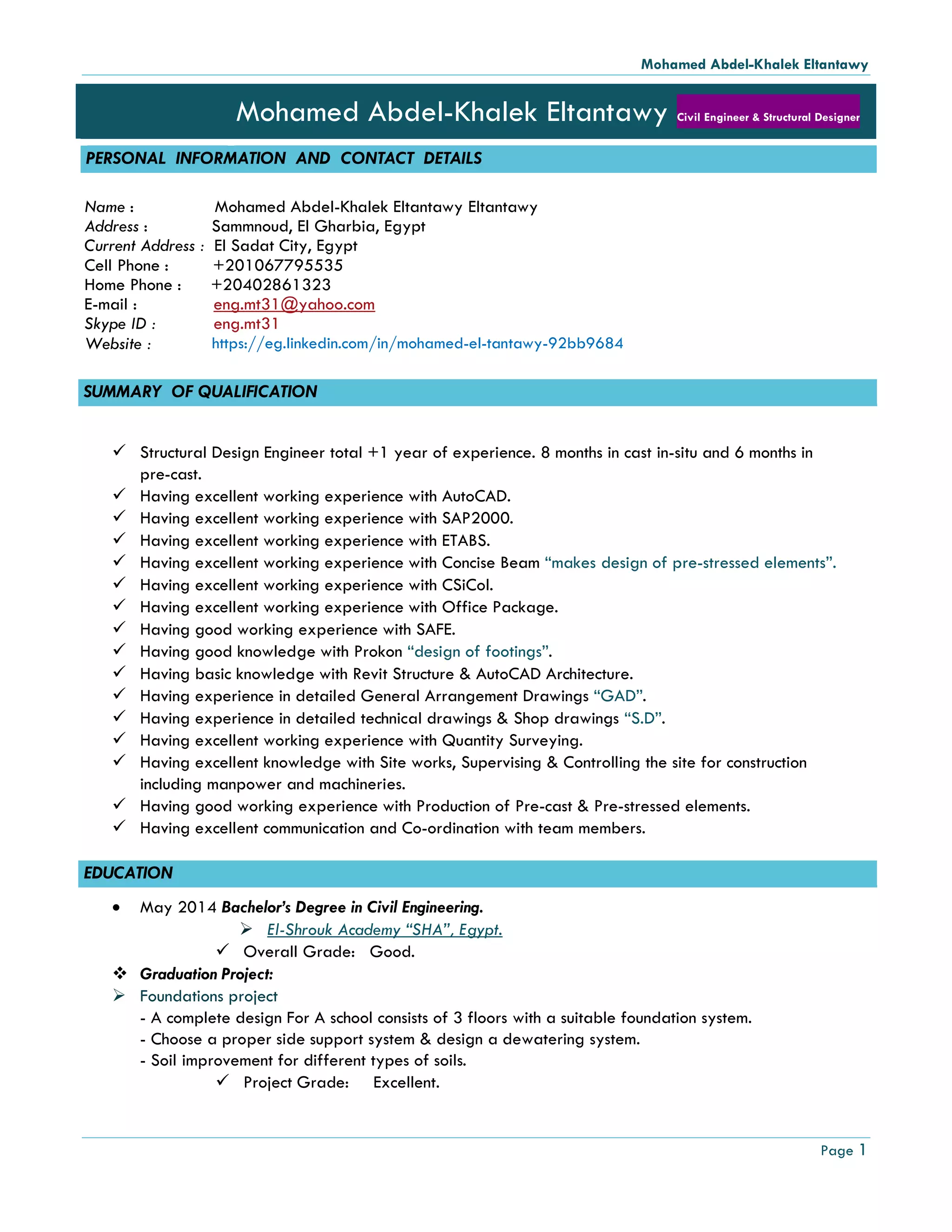 Mohamed El-Tantawy | PDF