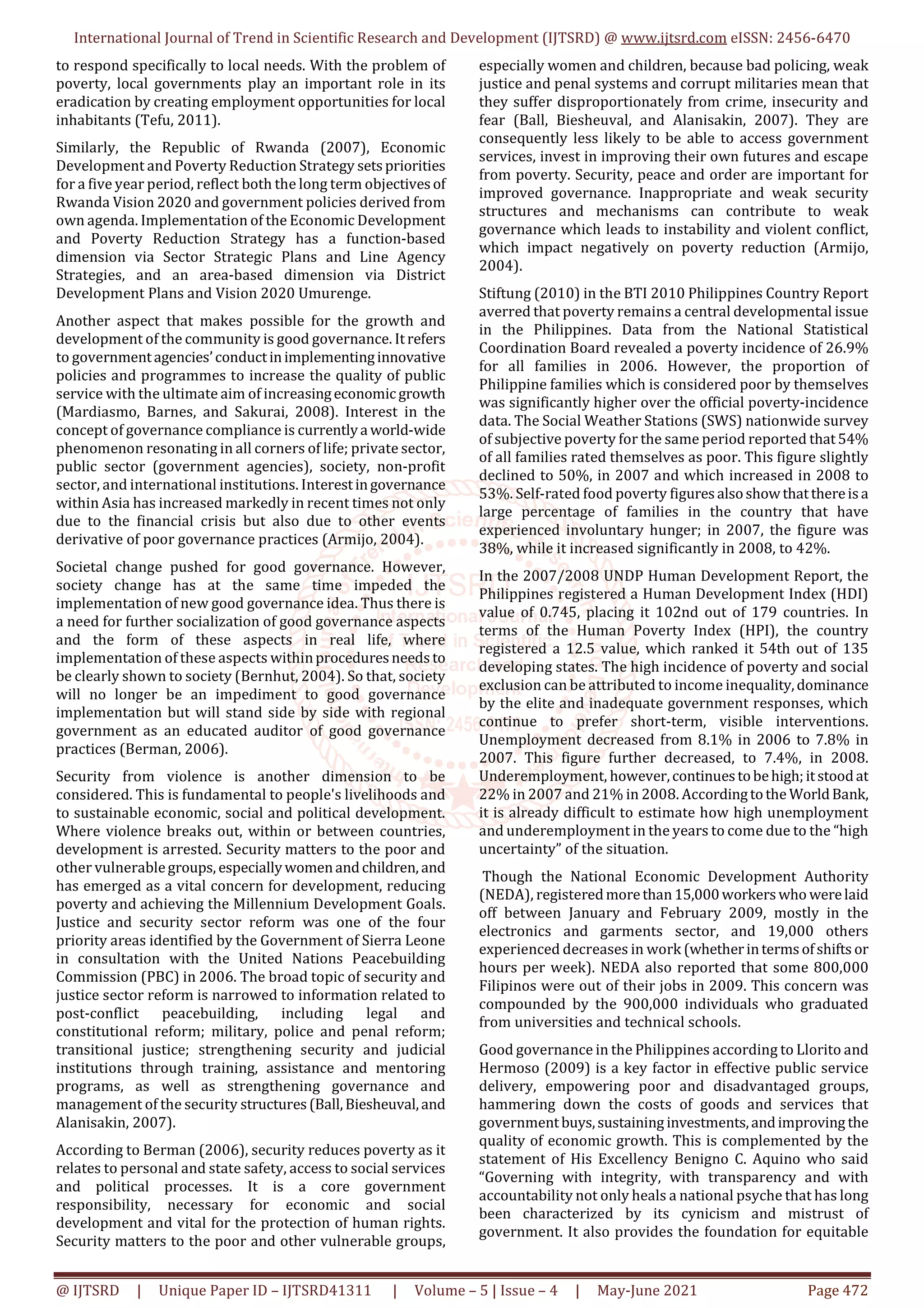 Civil Relations Program in Relation to Peace Process Maintenance of the Philippine National ...