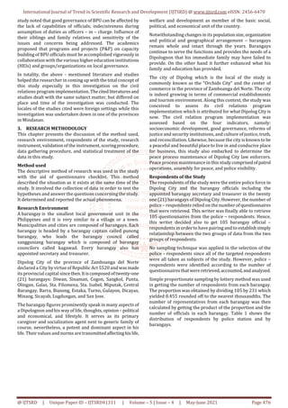 Civil Relations Program in Relation to Peace Process Maintenance of the ...