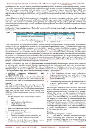 Civil Relations Program in Relation to Peace Process Maintenance of the ...