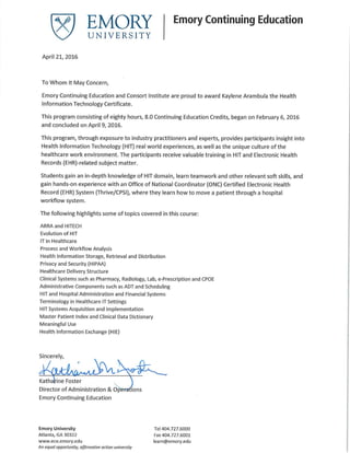 Kaylene Arambula - Letter | PDF