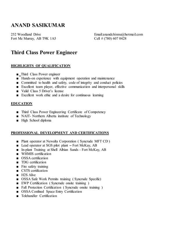 Anand resume | PDF
