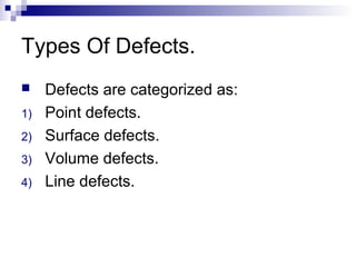defects | PPT