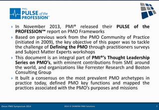 Features of Performing PMOs | PPT