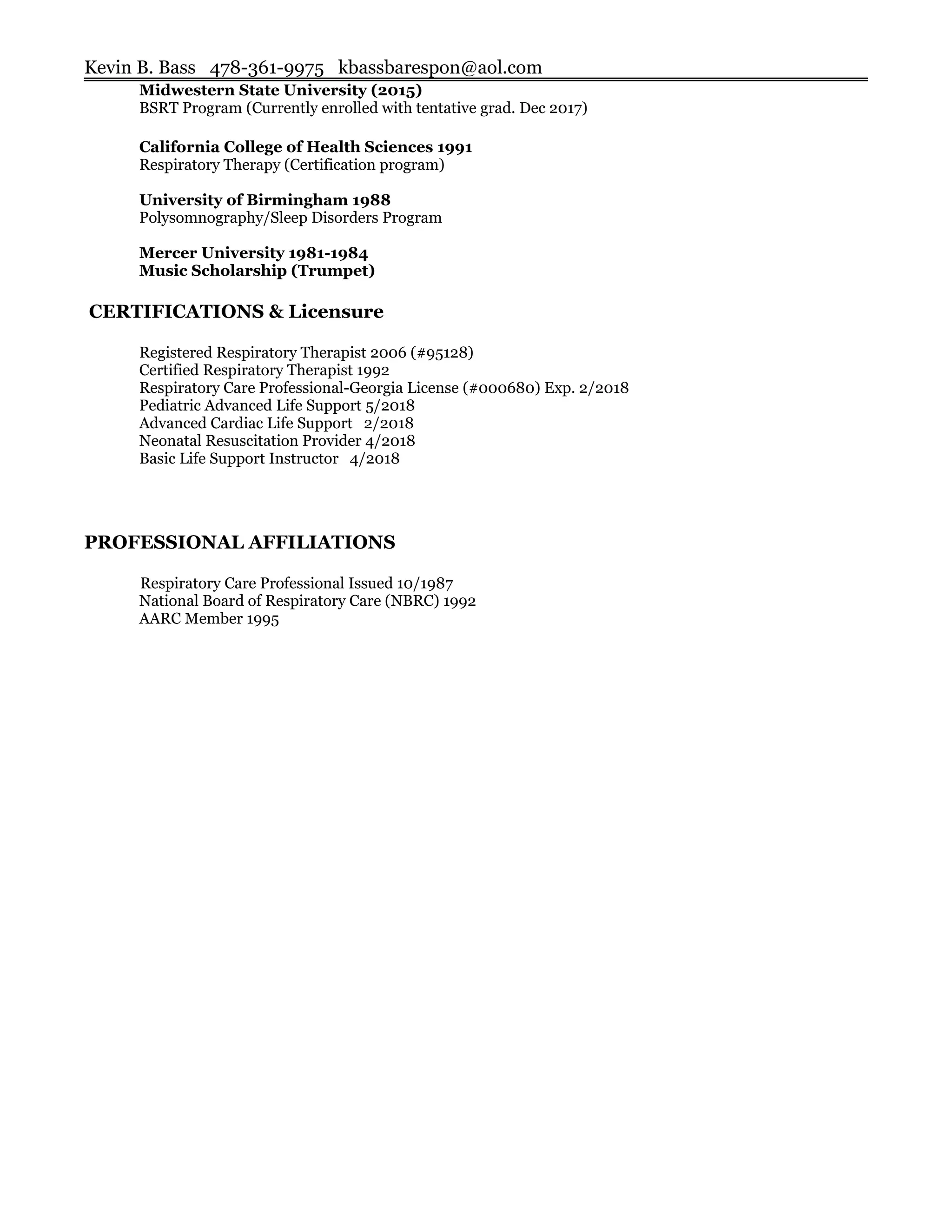 Kevin's Resume3 | PDF